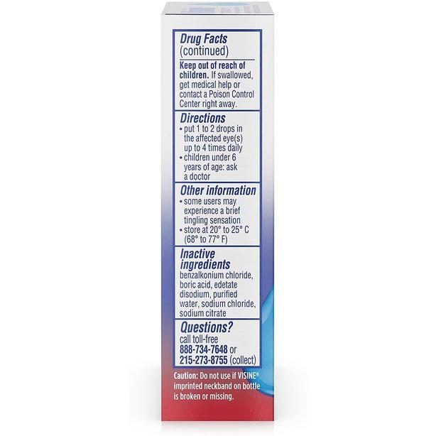Visine Totality Multi-Symptom Relief Eye Drops 15mL EXP: 09/2021 ...