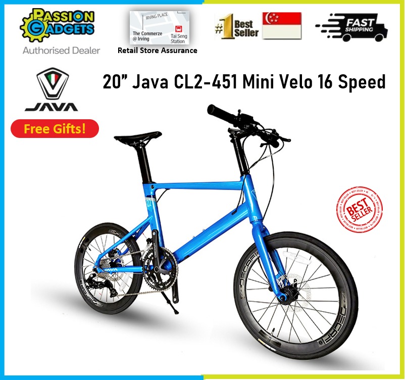 20inch Java CL2 Mini Velo 18 Speed Bicycle Hydraulic Disc Brake 451 ...