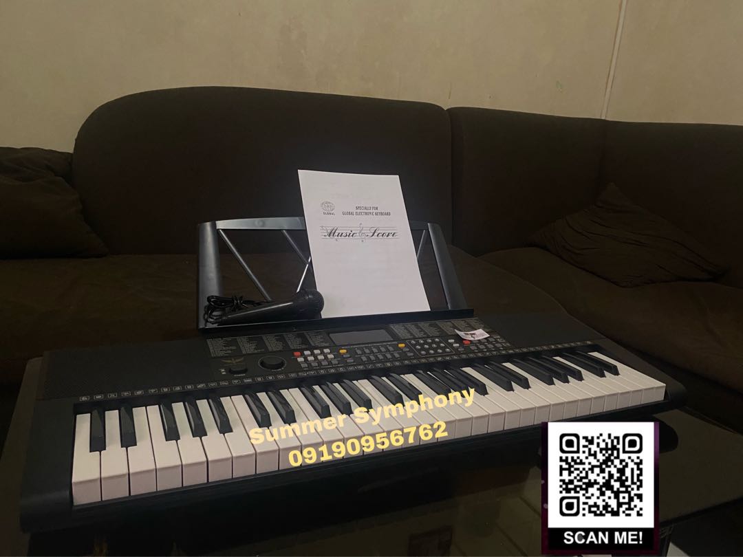 54 keys electric piano keyboard, Hobbies & Toys, Music & Media, Musical ...