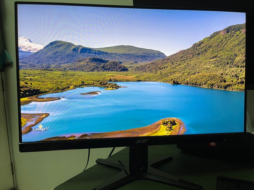 Acer 23.8-Inch Full HD (1920 x 1080) Widescreen Zero Frame Monitor with ...