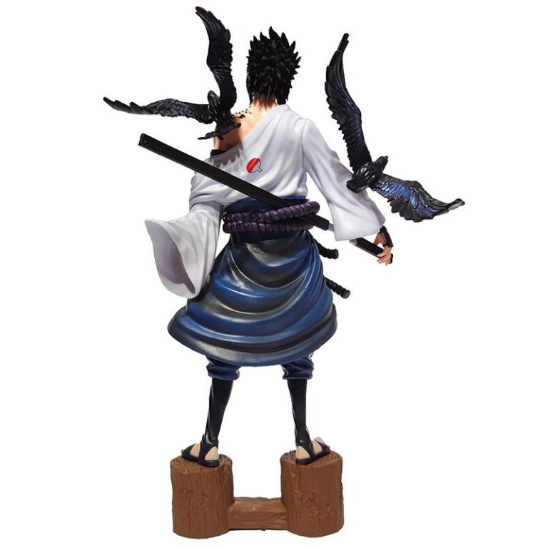 Anime Figurine Naruto Shippuden Uchiha Sasuke Crow Tattoo Action Figure ...