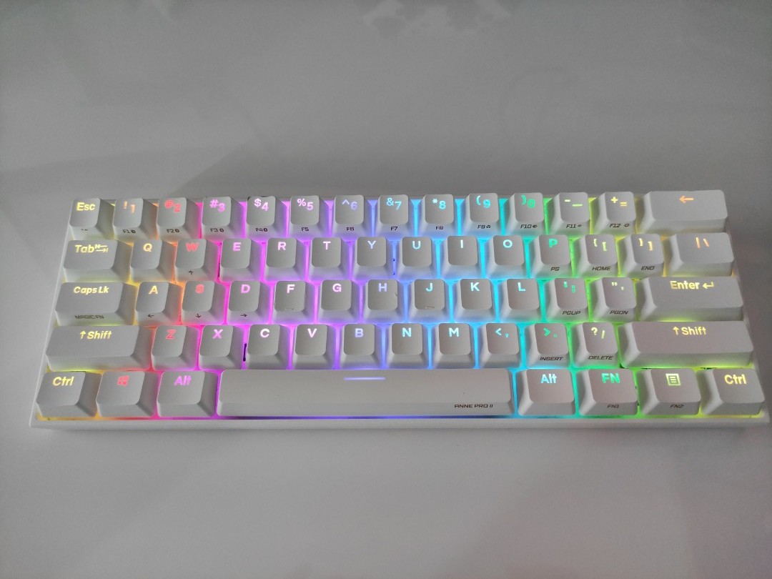 Anne Pro 2 Gateron Red Wireless Mechanical Keyboard, Computers & Tech ...