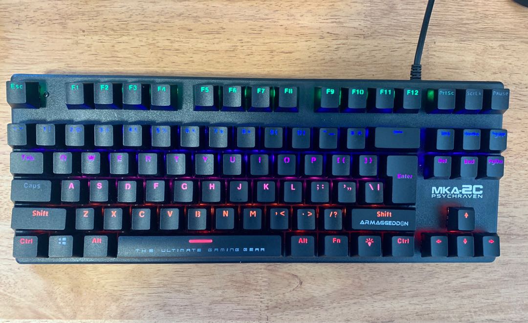 Armaggedddon MKA-2C Mechanical Gaming Keyboard, Computers & Tech, Parts ...