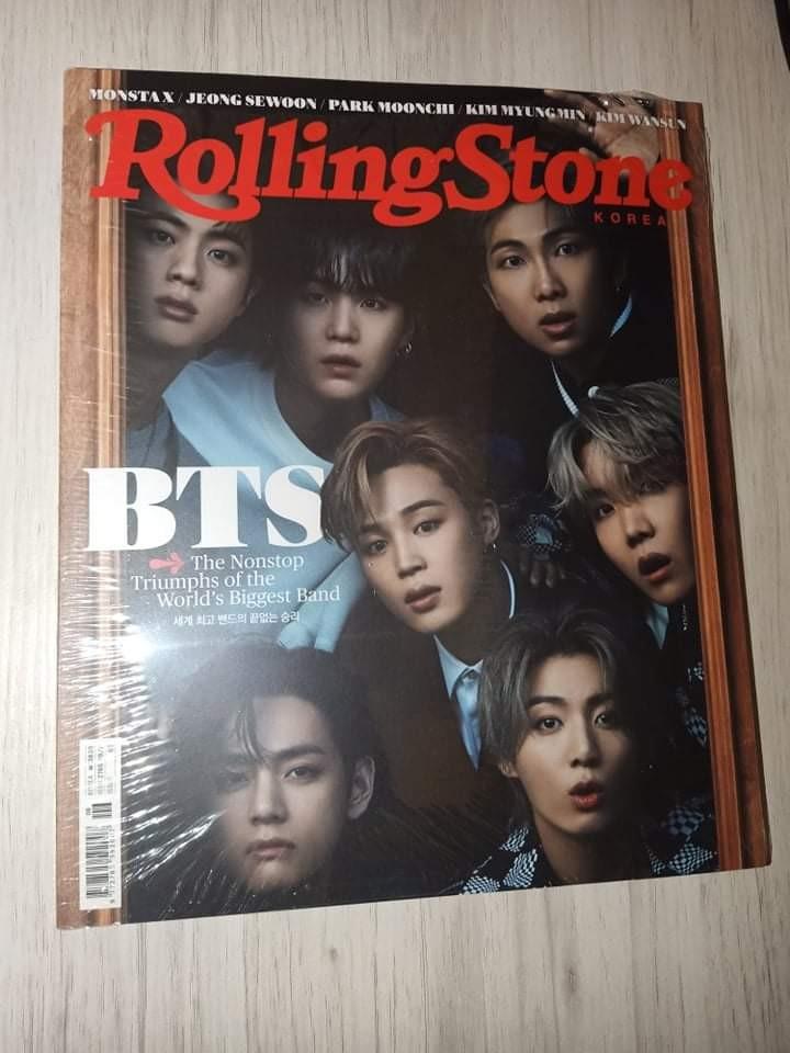 BTS Rolling Stone Korea June 2021, Hobbies & Toys, Memorabilia ...