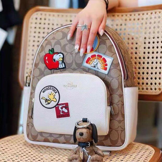 Coach X Snoopy Backpack, Women's Fashion, Bags & Wallets, Backpacks on ...