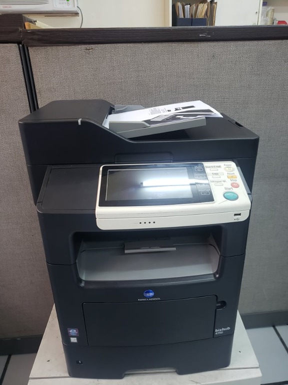 COPIER MACHINE TOUCH SCREEN / ID CARD COPY KONICA MINOLTA BIZHUB 4750 ...