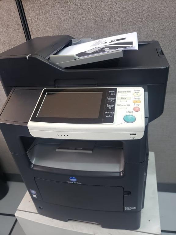 COPIER MACHINE TOUCH SCREEN / ID CARD COPY KONICA MINOLTA BIZHUB 4750 ...