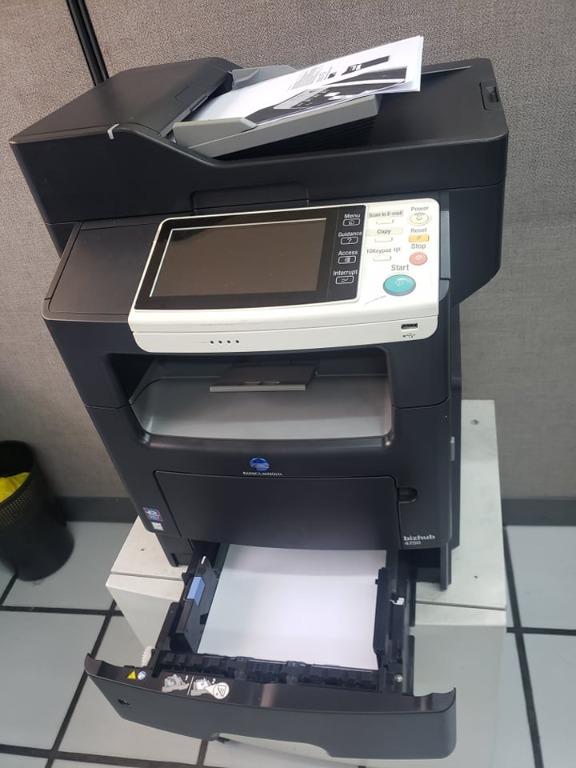 COPIER MACHINE TOUCH SCREEN / ID CARD COPY KONICA MINOLTA BIZHUB 4750 ...