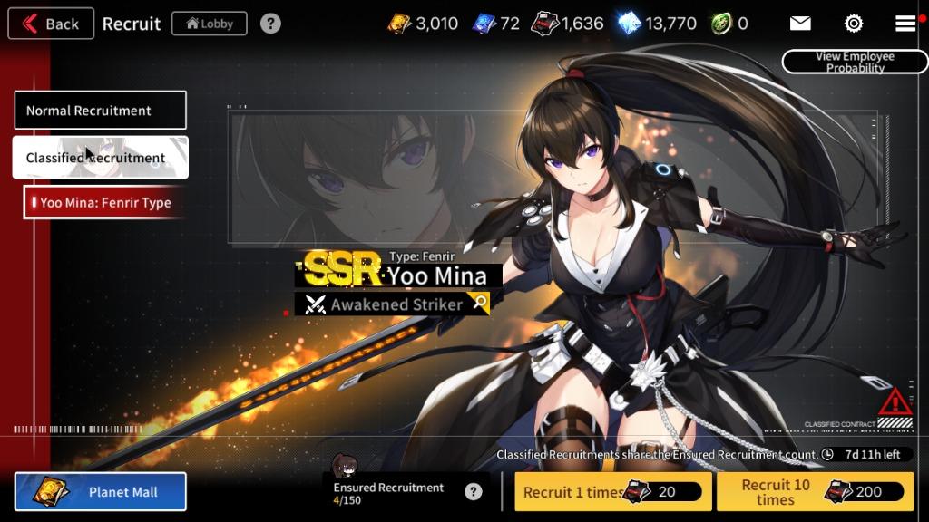 [CS] Awakened Yuna, Hilde, Yoo Mina lvl 47 Counterside SEA account ...