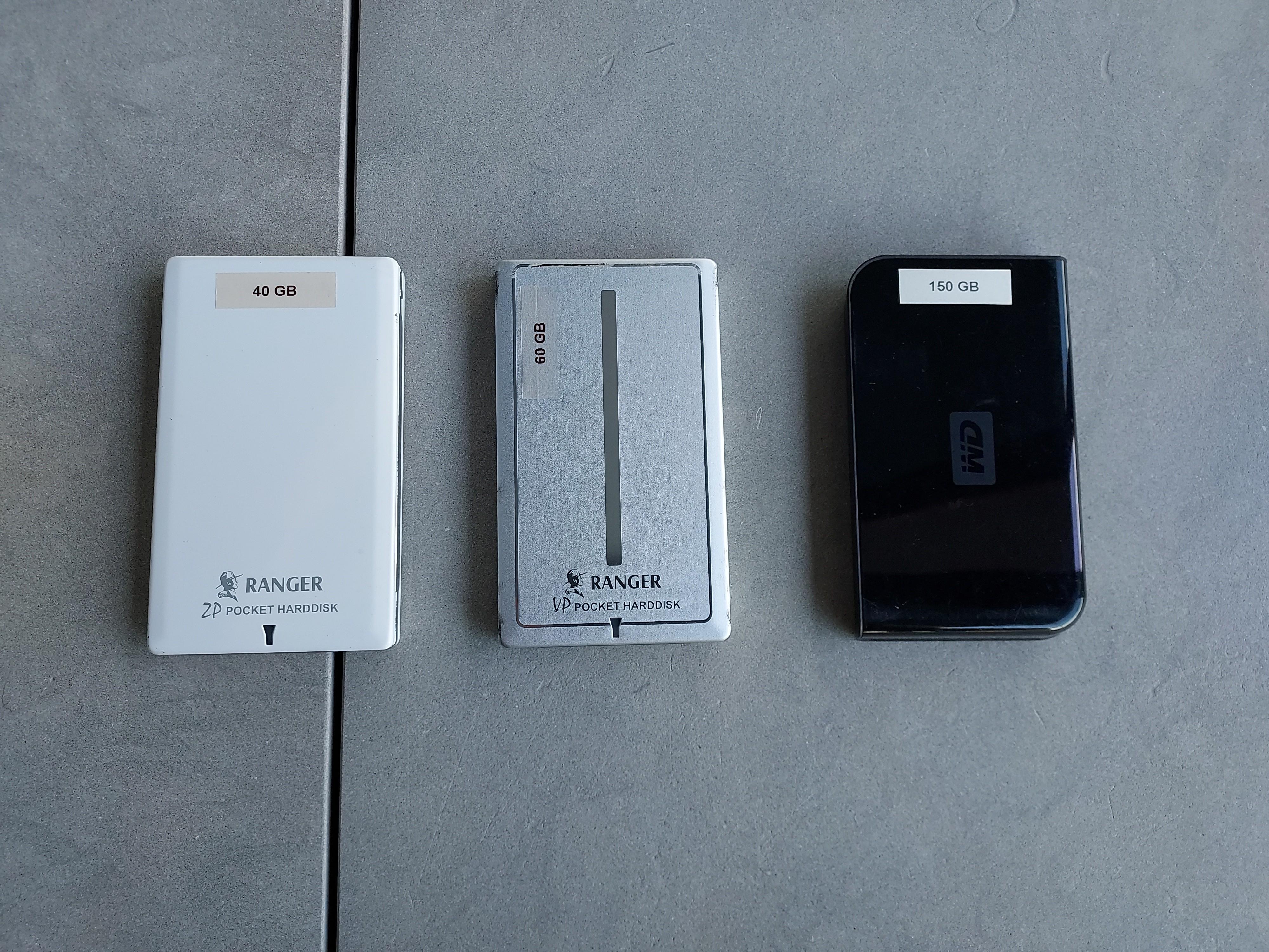 **Fixed Price** Authentic Ranger & WD Portable Hard Disk (Bundle of 3 ...