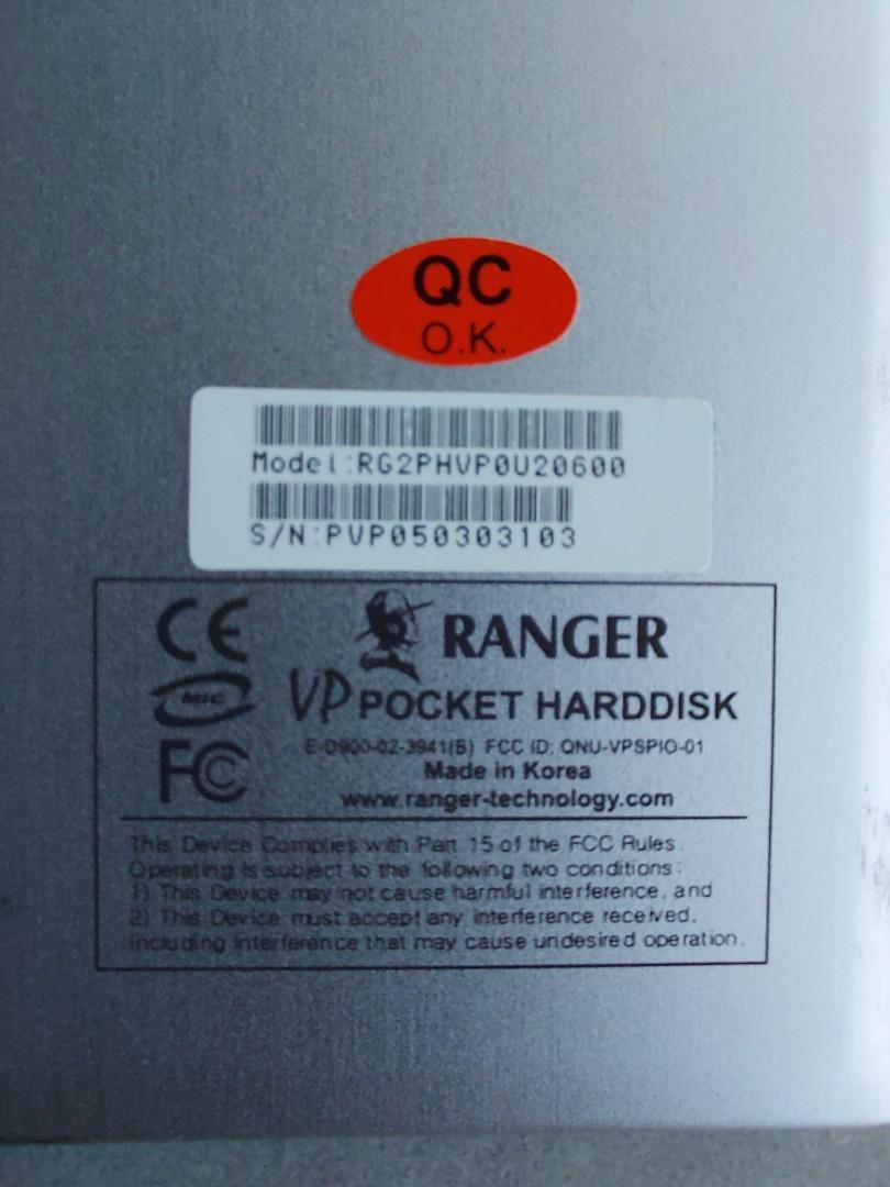 **Fixed Price** Authentic Ranger & WD Portable Hard Disk (Bundle of 3 ...