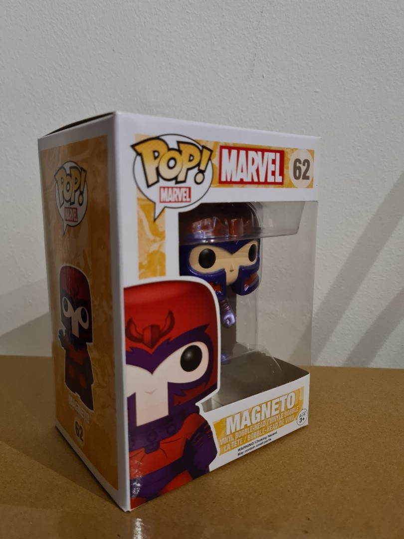Funko pop Magneto (Metallic) Marvel 62, Hobbies & Toys, Toys & Games on ...