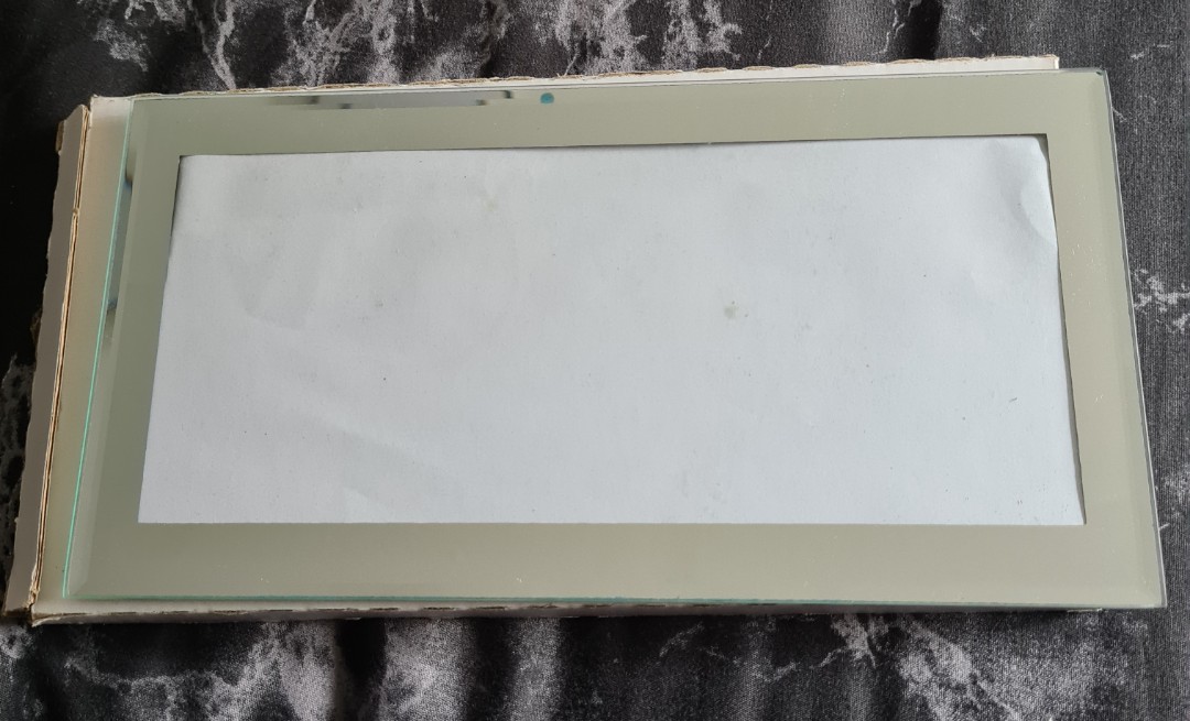 Glass Wedding Cheque Frame, Furniture & Home Living, Home Decor, Other ...