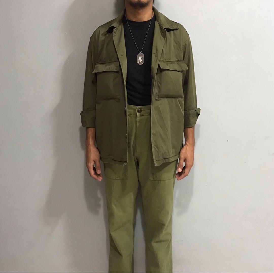 GU Japan "US army OG-108" field Jacket, Men's Fashion, Coats, Jackets ...