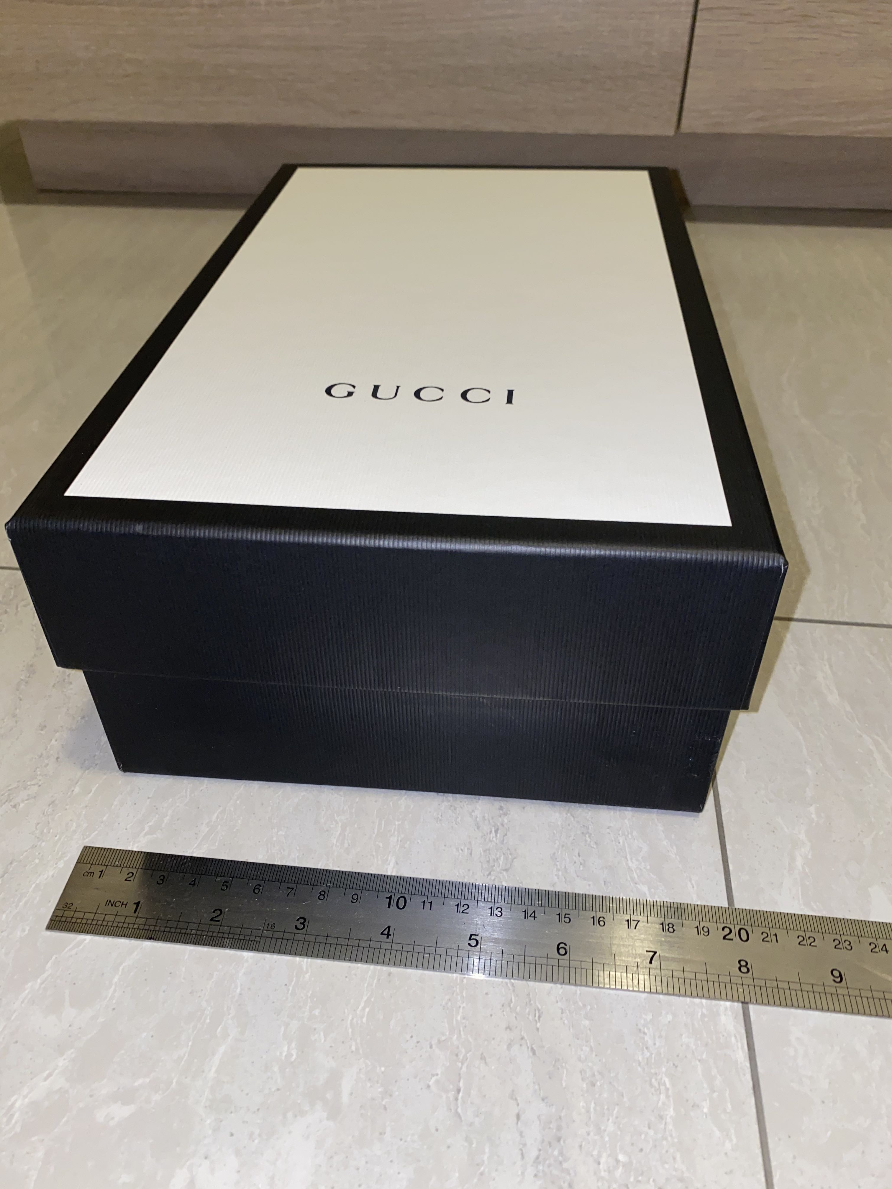 Gucci Shoe Box, Luxury, Accessories on Carousell