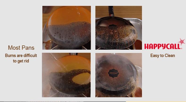 Happycall Korea I.H. Gold 4PC Die Cast Cookware Set, TV & Home Appliances, Kitchen Appliances ...