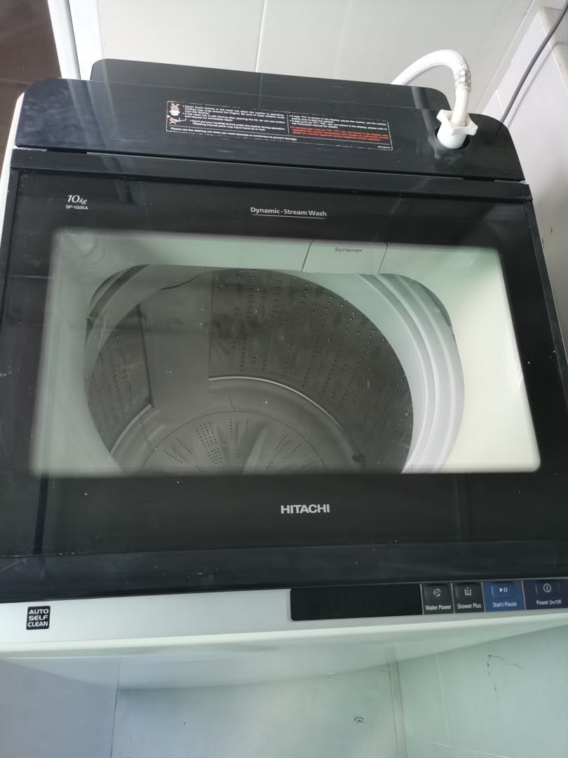 HITACHI 10Kg washing machine, TV & Home Appliances, Washing Machines ...