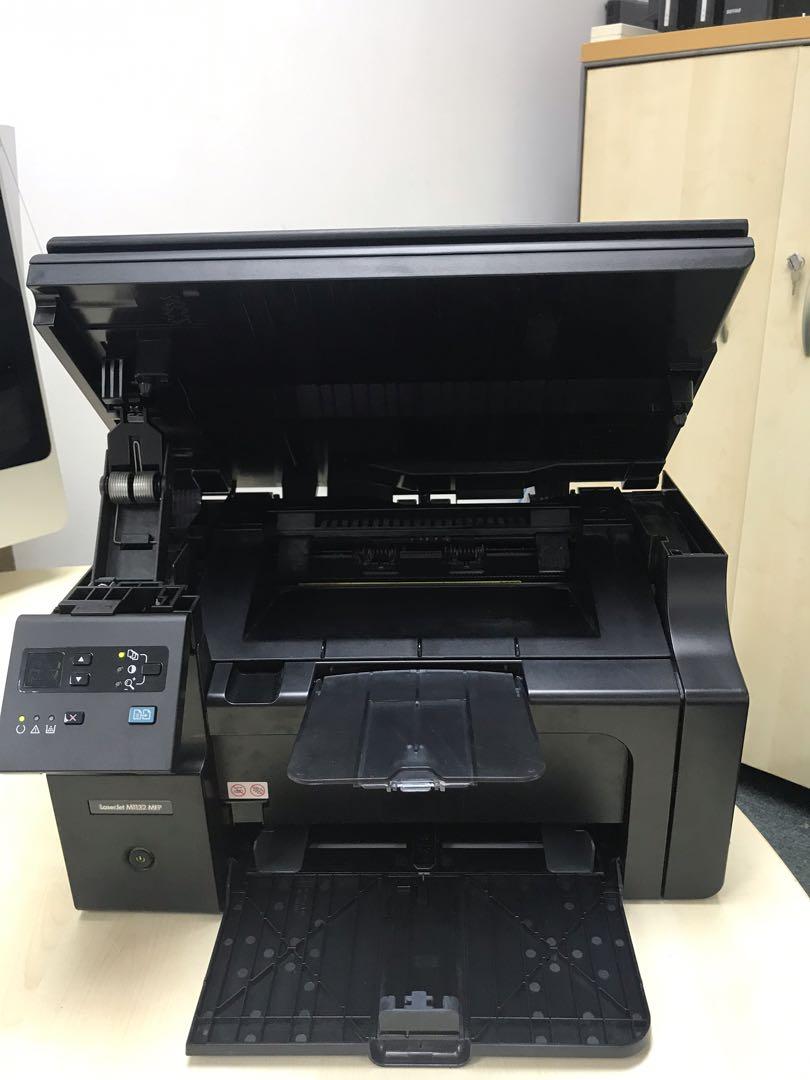 HP LaserJet M1132 MFP Black/white Printer, Computers & Tech, Printers ...