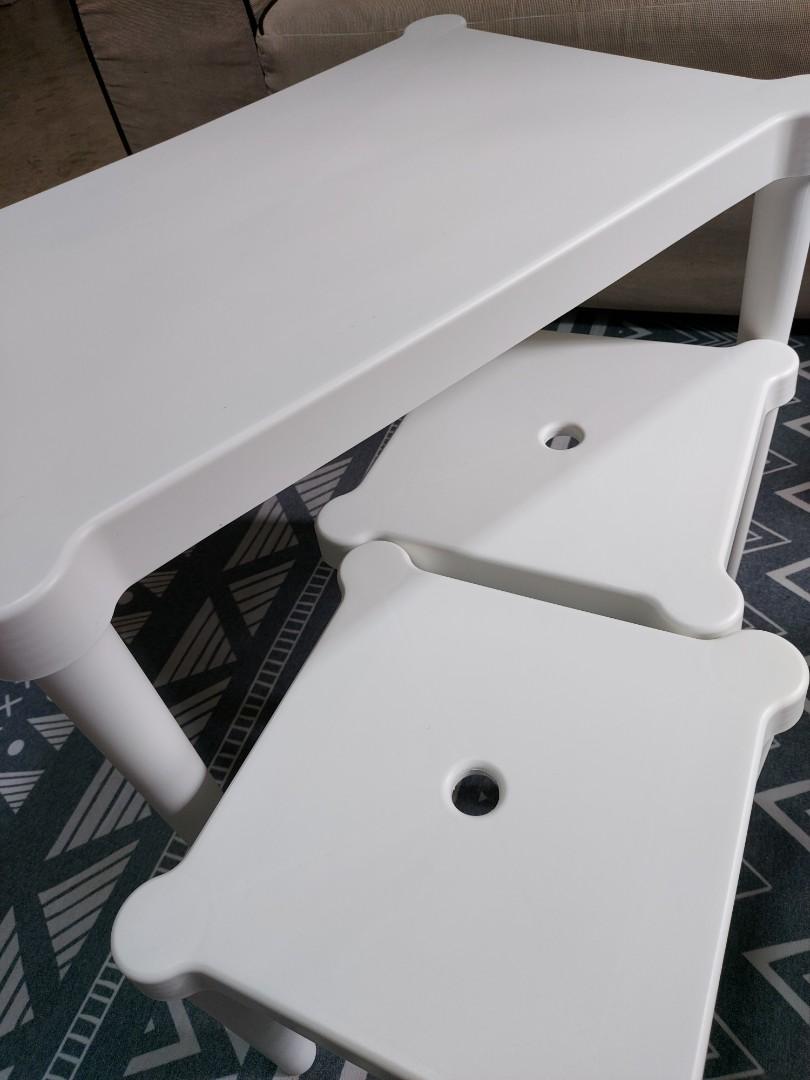 Ikea Utter Table and Stools Set, Babies & Kids, Baby Nursery & Kids ...