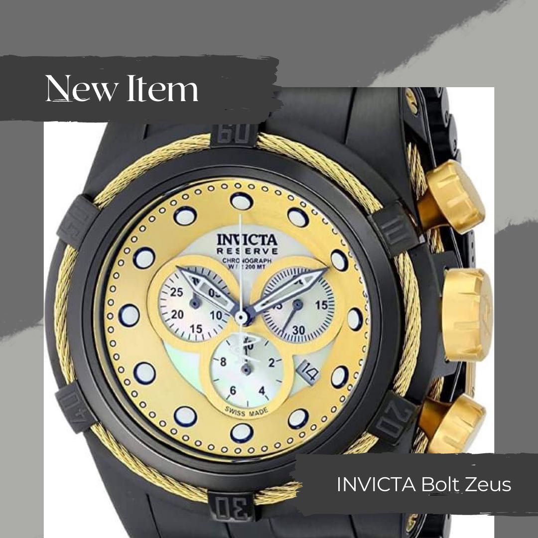 INVICTA BOLT ZEUS Men’s Watch, Luxury, Watches on Carousell