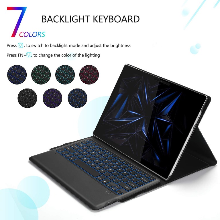 Jelly Comb Backlit Keyboard Case for Microsoft Surface Pro 4/5/6/7 ...