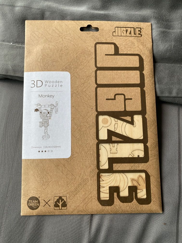Jigzle 3D Wooden Puzzle, Hobbies & Toys on Carousell