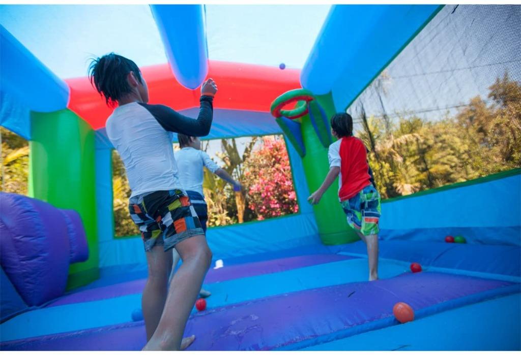 JumpOrange DuraLite Octopus Bounce House and Water Slide with 100pct ...
