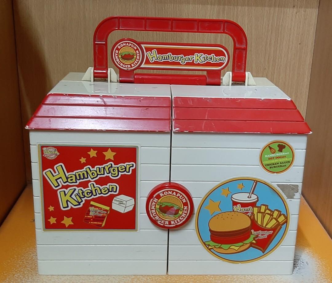 Konapun hamburger Kitchen/mcdo food strap/ mini table rilakkuma ...