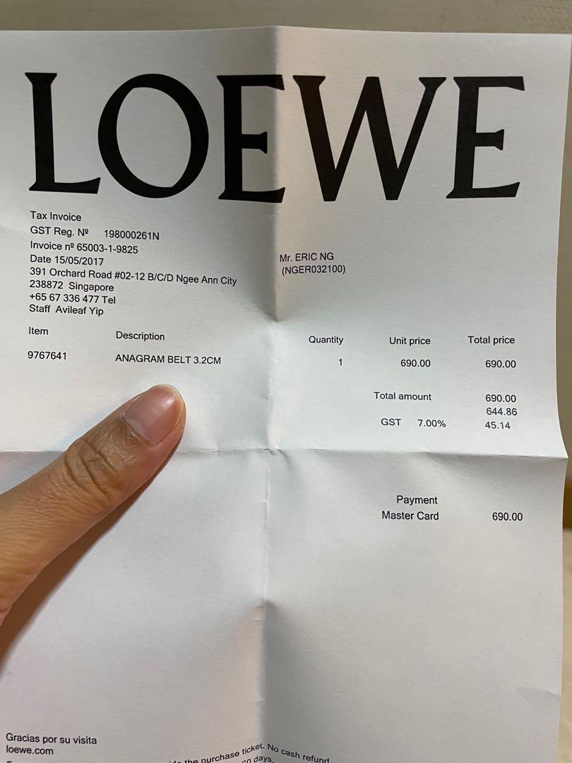 LOEWE BELT, Women's Fashion, Watches & Accessories, Belts on Carousell