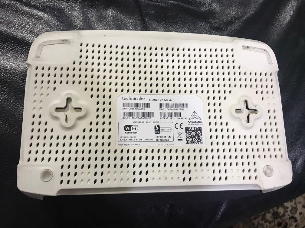 MAXIS WIFI MODEM ROUTER, Computers & Tech, Parts & Accessories ...