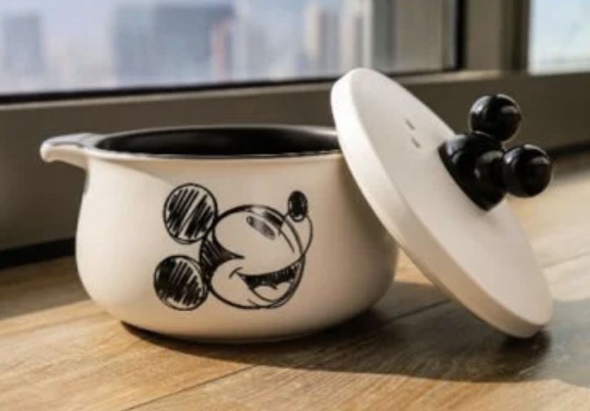 Mickey Mouse 1.5L Ceramic Pot BN, Furniture & Home Living, Kitchenware ...