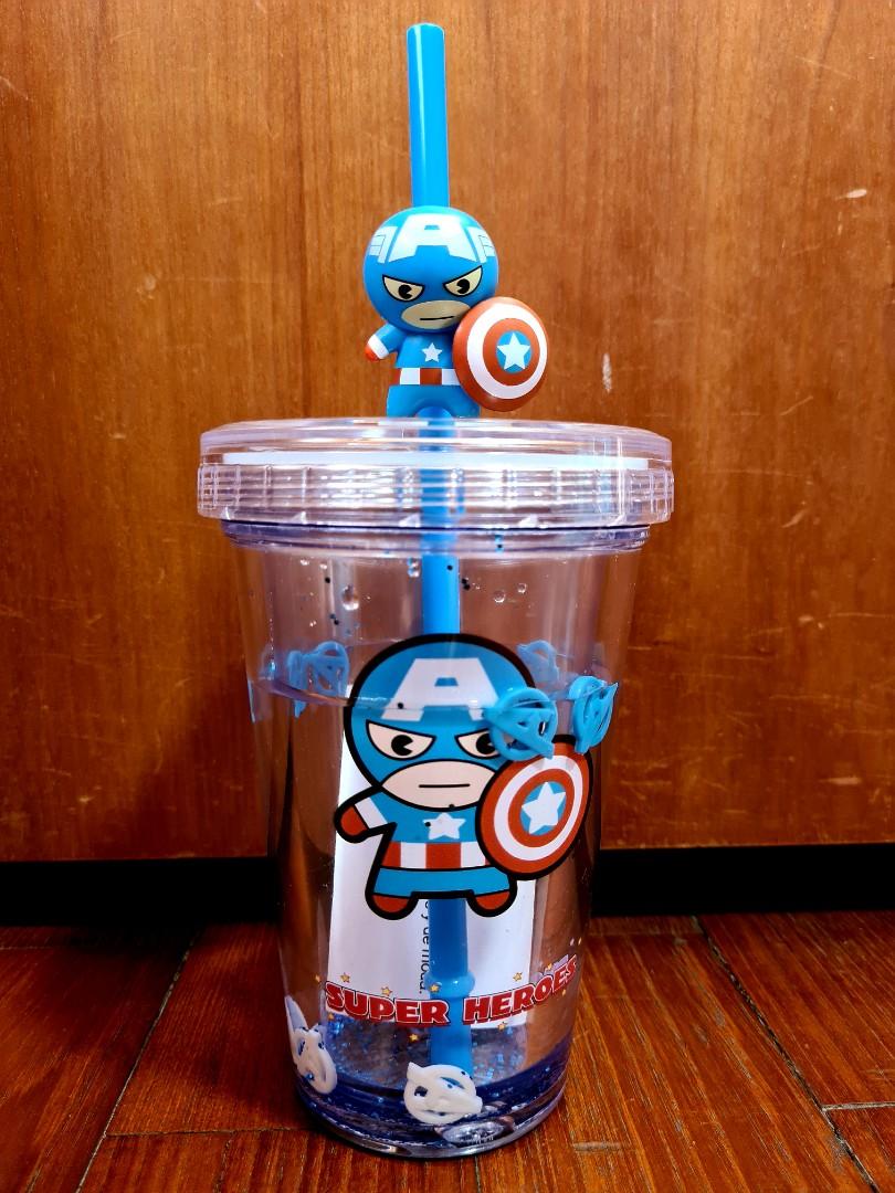 Miniso × Marvel: Captain America Tumbler, Furniture & Home Living ...