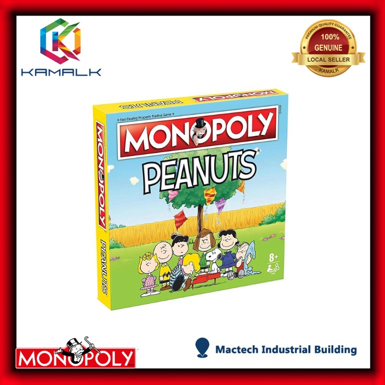 Monopoly Peanuts - Out of stock, Hobbies & Toys, Toys & Games on Carousell