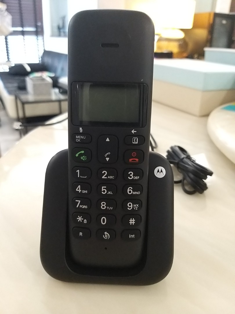 Motorola T301 Cordless Phone - Black, Audio, Other Audio Equipment on ...