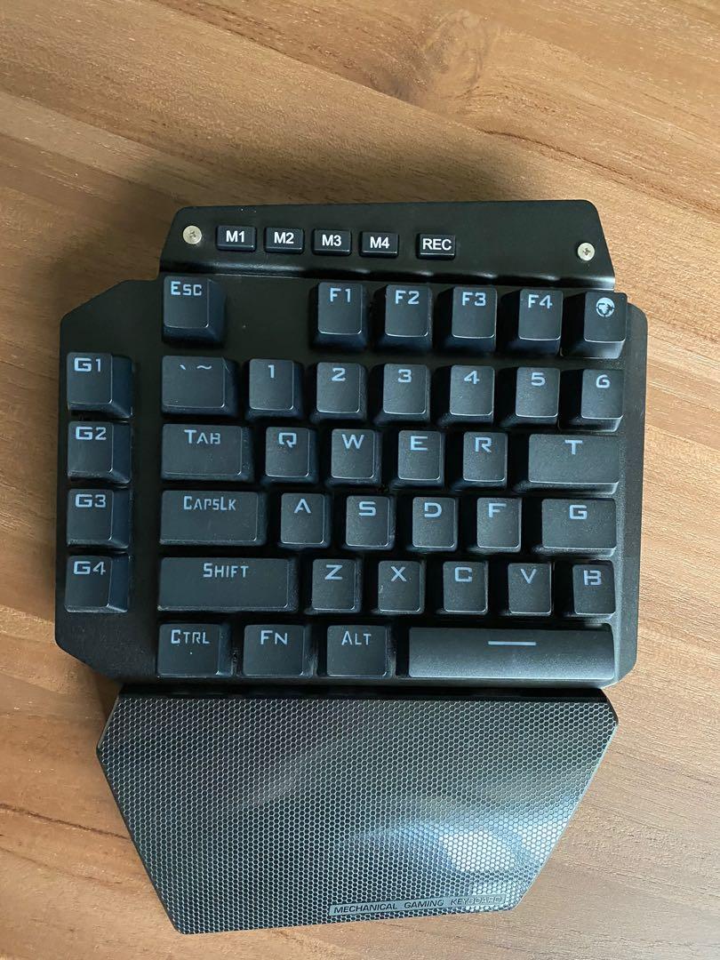 E-yooso K700 one hand gaming keyboard, Computers & Tech, Parts ...