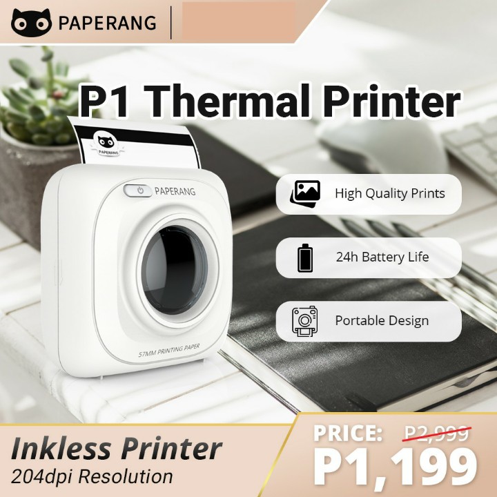 Paperang P1 Thermal Printer with FREEBIE, Computers & Tech, Printers ...