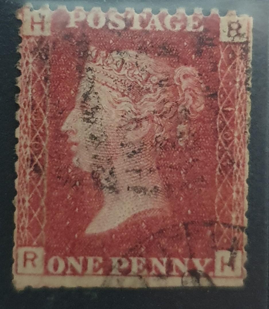 Penny red plate 101 R-H watermark inverted, Hobbies & Toys, Memorabilia ...