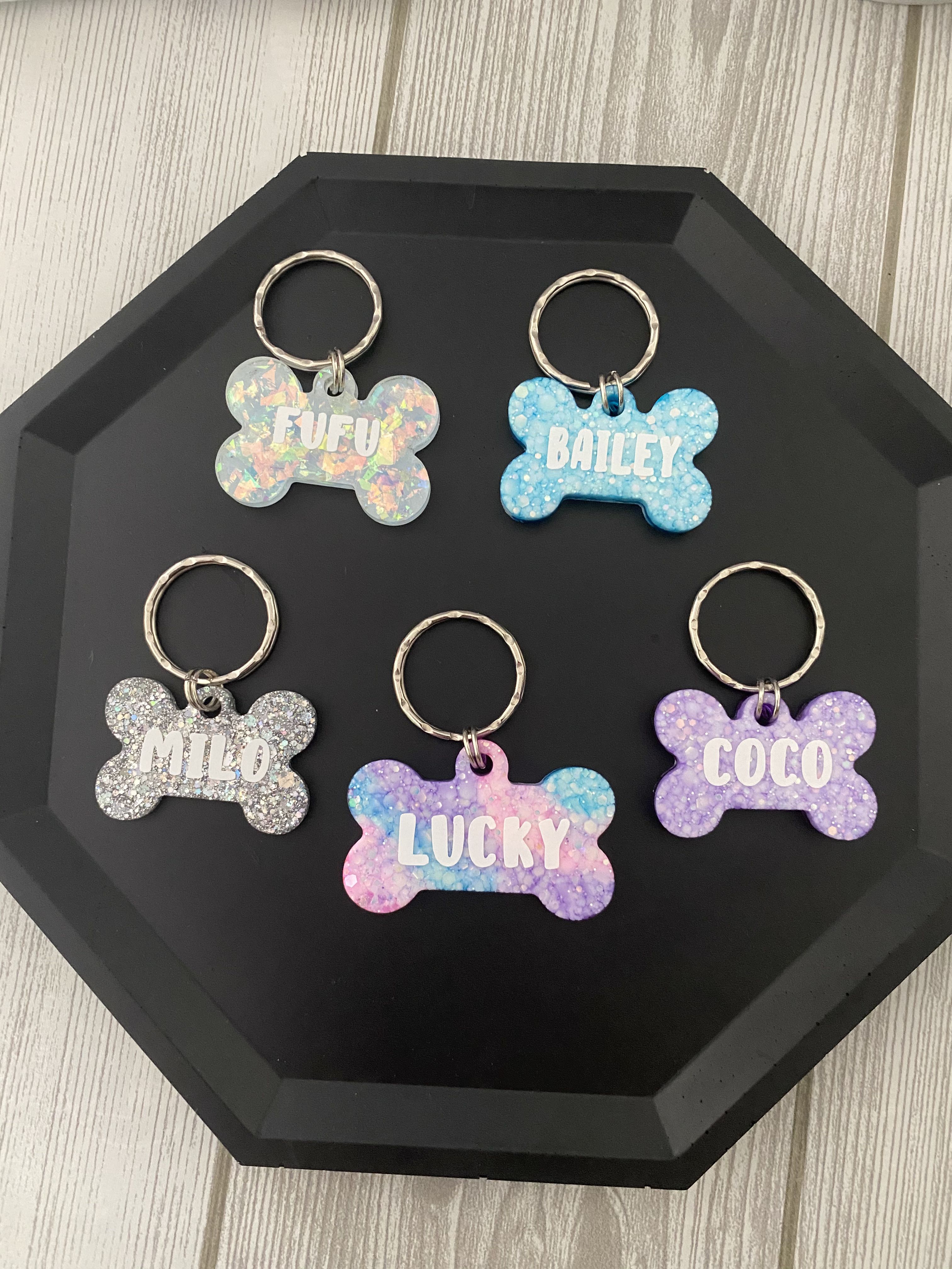 Pet Customised Name tag |personalised tag|Dog tag|Cat Tag|Parrot cage ...