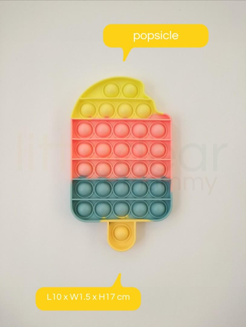 Pop It Fidget Toy Sundae Popsicle Milktea, Hobbies & Toys, Toys & Games ...