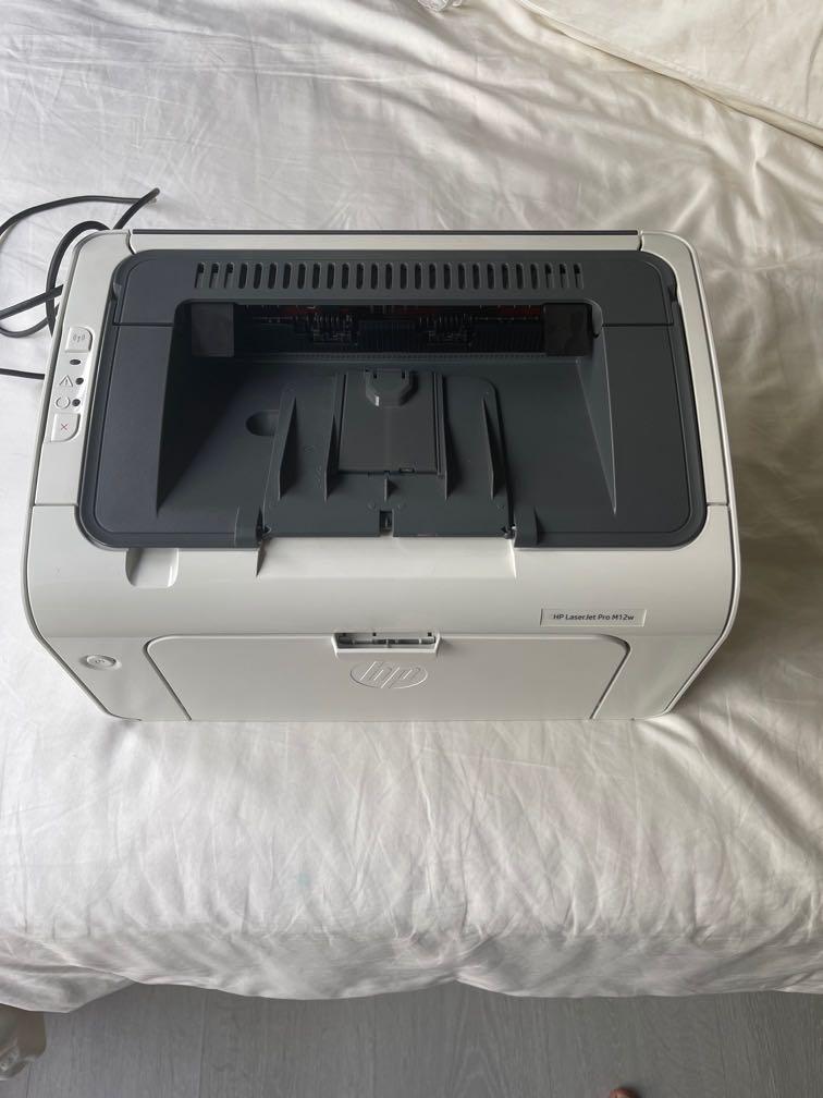 Printer (HP LaserJet Pro M12w), Computers & Tech, Printers, Scanners ...