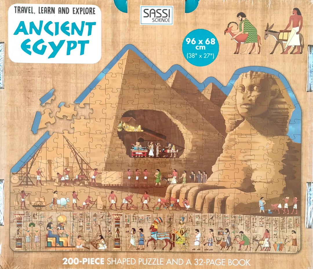 Puzzle Sassi Science Ancient Egypt, Buku & Alat Tulis, Buku Anak-Anak ...