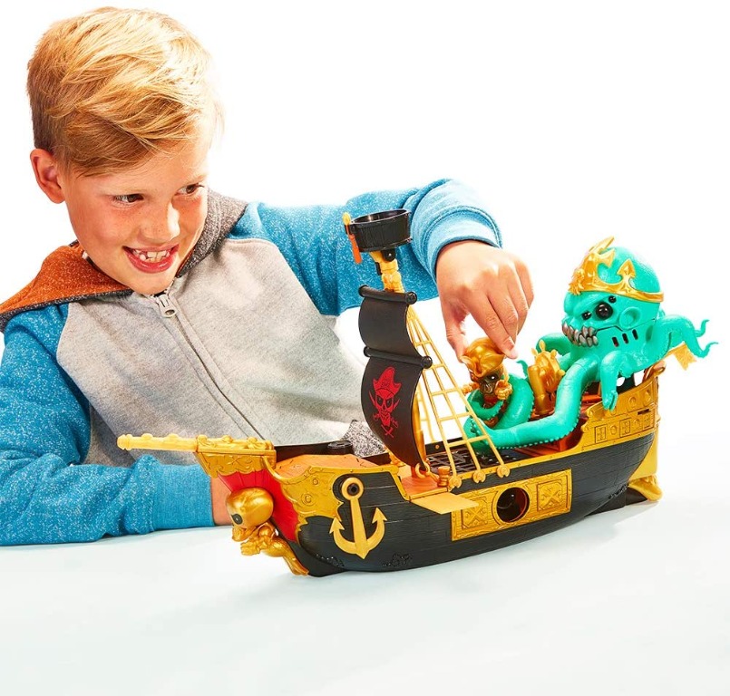 {READY STOCK} Treasure X Sunken Gold Treasure Ship Playset - 25 Levels ...