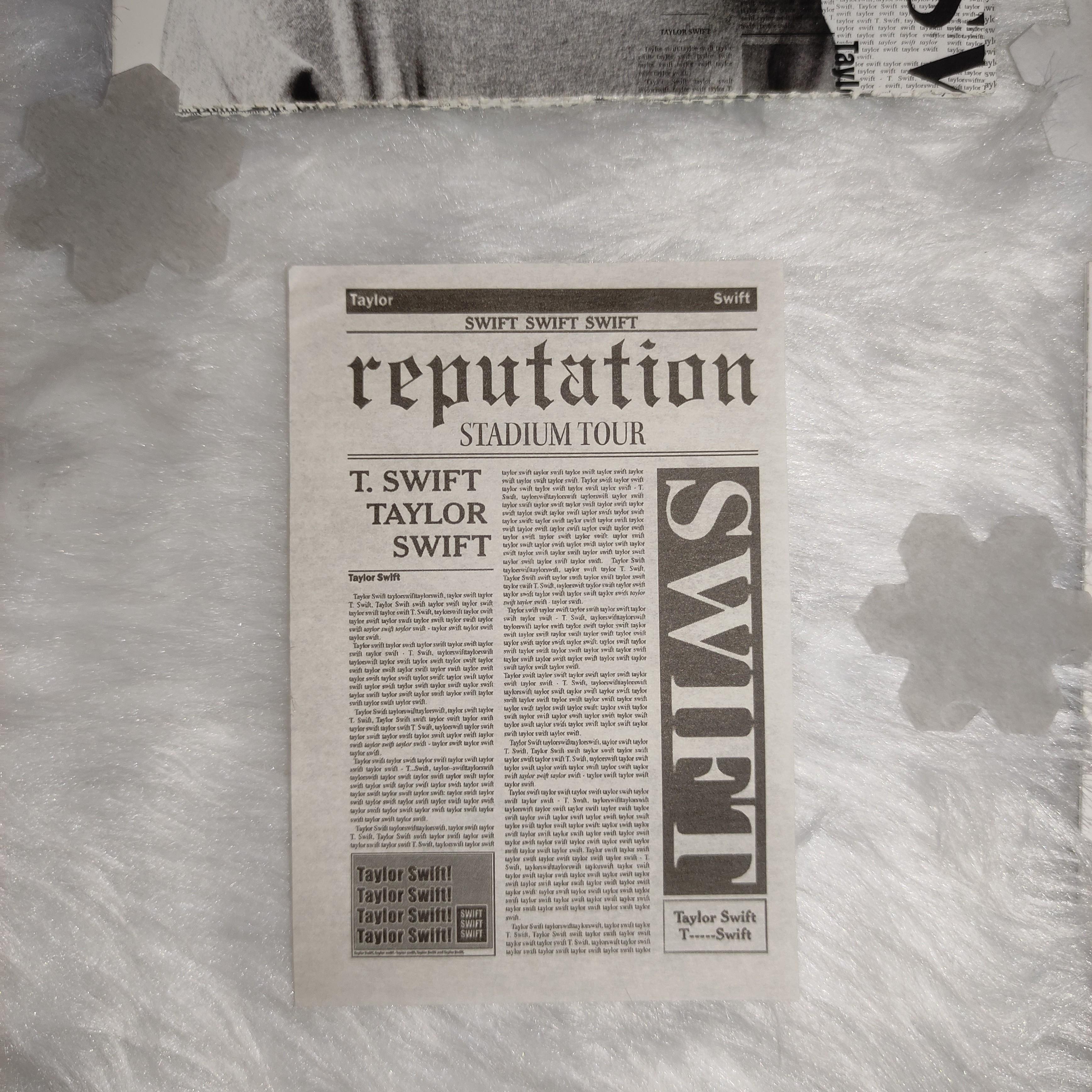 Taylor Swift REPUTATION Album from Rep Mag Only, Hobbies & Toys, Music ...