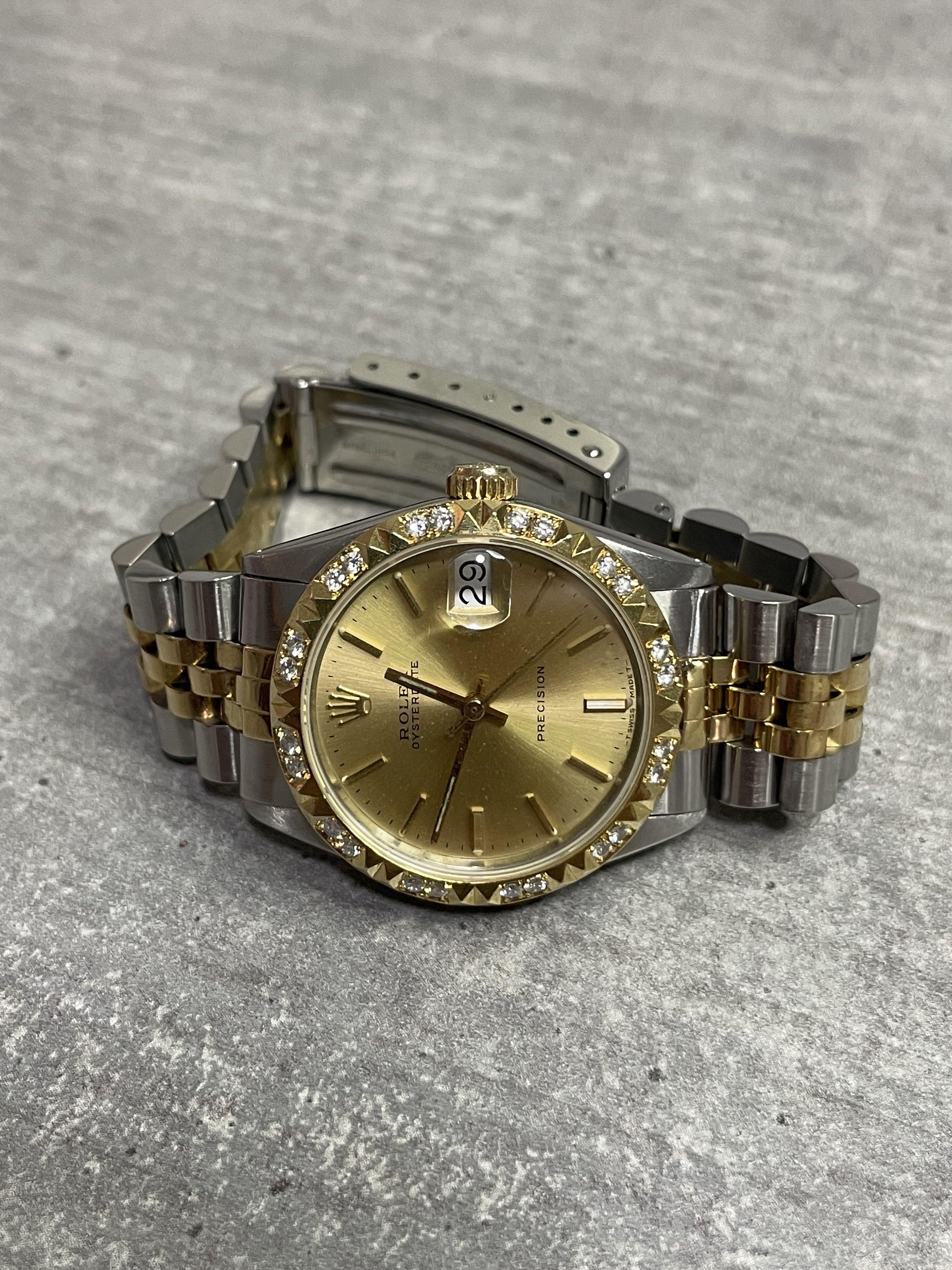 Rolex Boy size 31mm half 18k gold (not omega not Tudor), Luxury ...