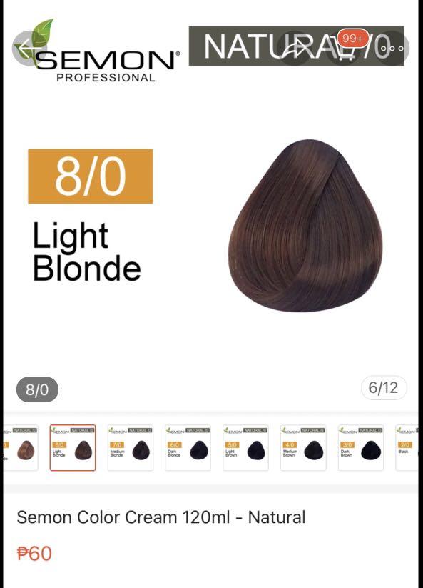 Semon hair color, Beauty & Personal Care, Hair on Carousell