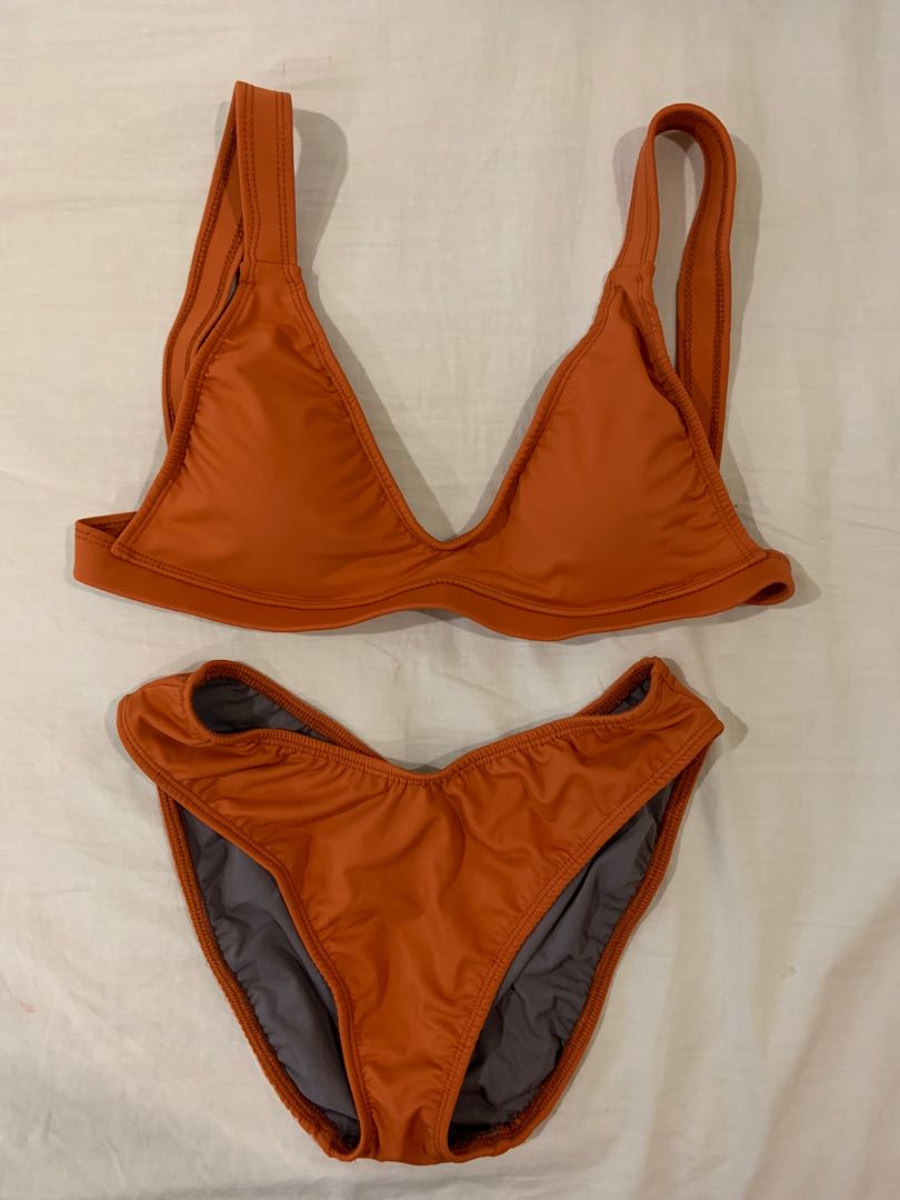 Sew Local bikini Mimi x Darcy in RUST, Women's Fashion, Swimwear ...