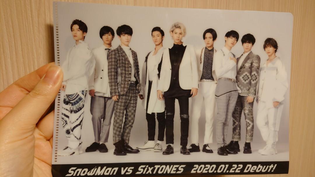 SixTONES vs Snow Man Imitation Rain/ D.D. 特典文件夾, 興趣及遊戲, 收藏品及紀念品, 明星周邊 - Carousell
