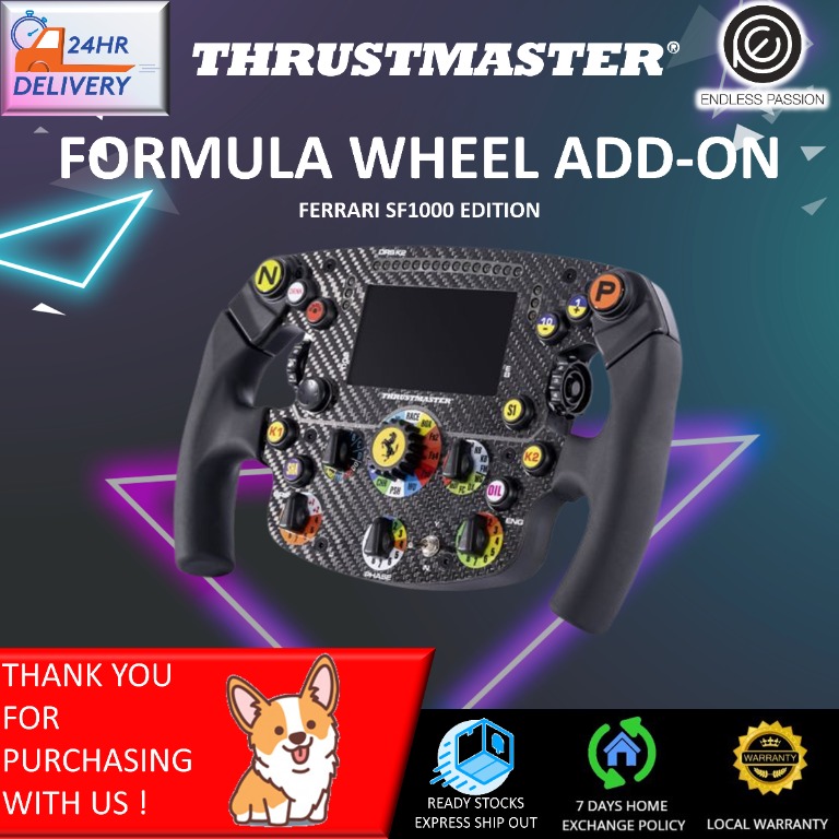 Thrustmaster Formula Wheel Add-On Ferrari SF1000 Edition, Video Gaming ...
