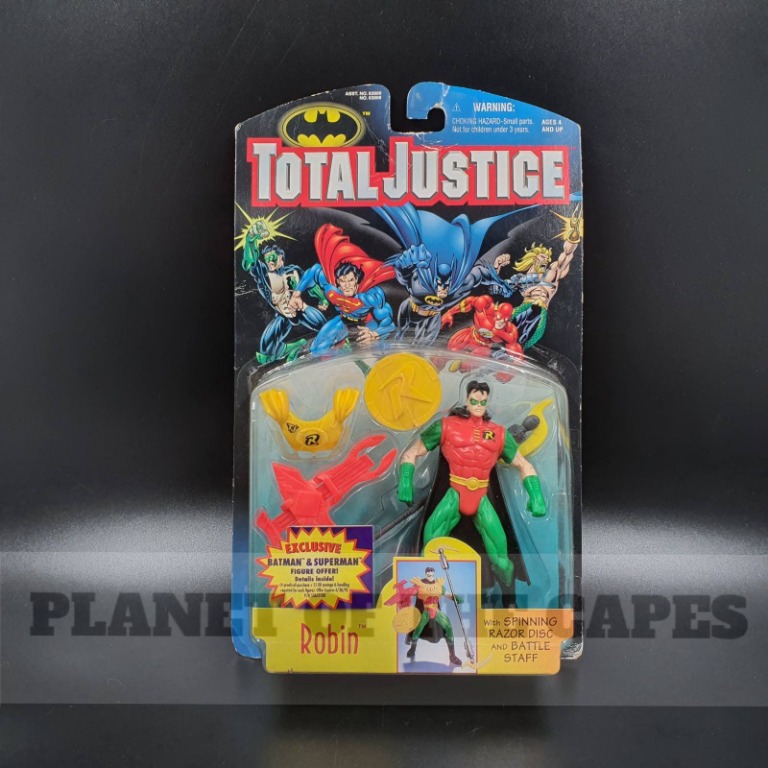 Total Justice Robin 1996, Kenner, Hobbies & Toys, Toys & Games on Carousell