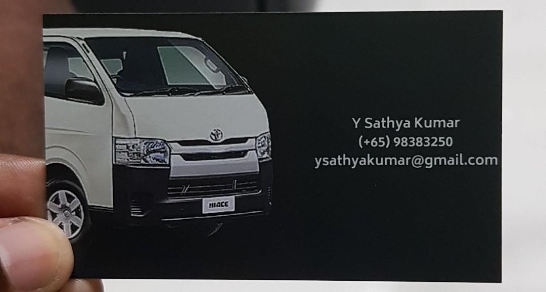 Toyota Hiace Super GL Mid-Roof van/minibus passenger charter 12 seater ...